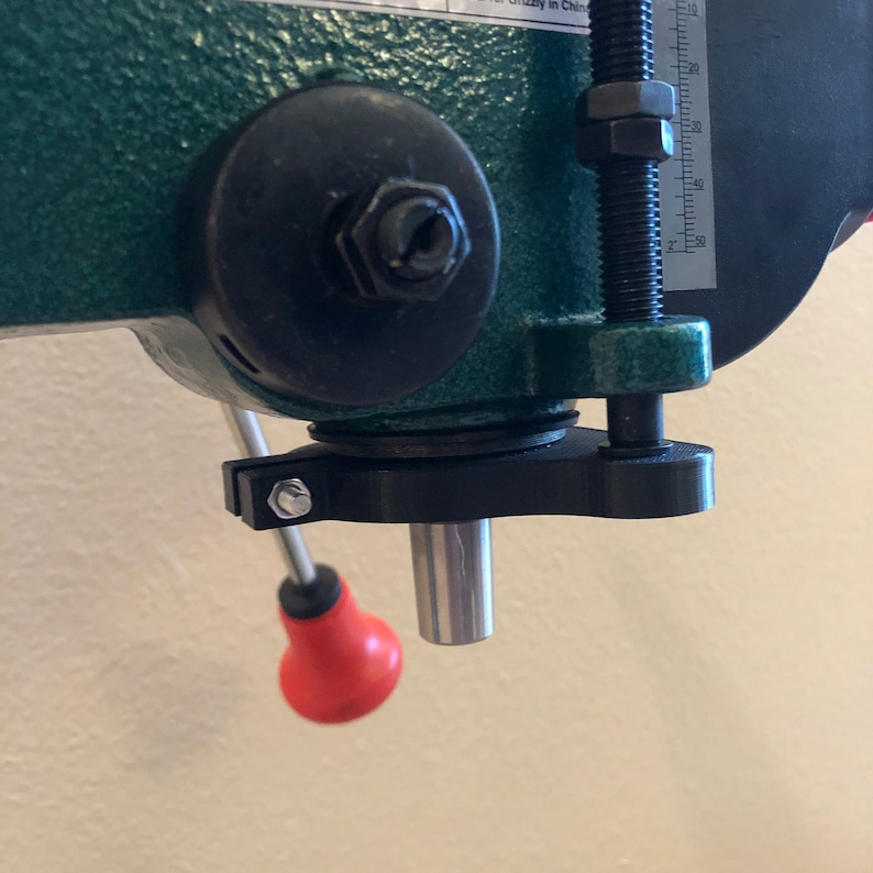 Drill Press Depth Stop Gauge Mount for 8" Inch Models - Grizzly G0925 ...