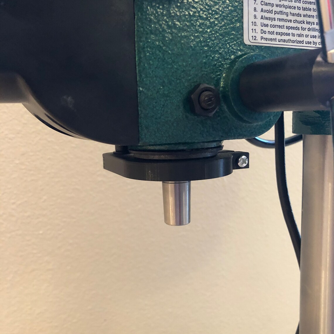 Drill Press Depth Stop Gauge Mount for 8" Inch Models - Grizzly G0925 ...
