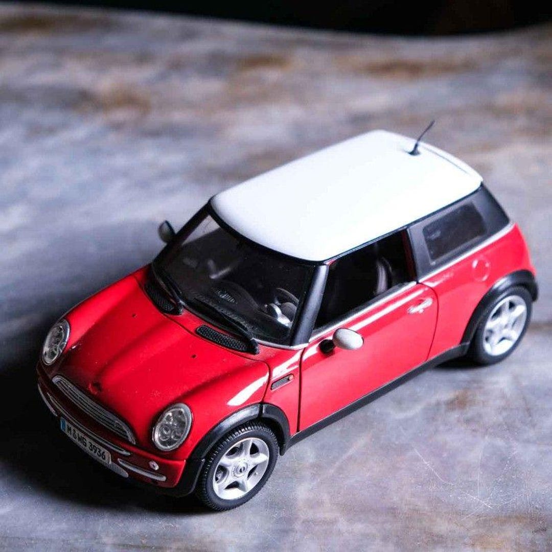 Vintage 1/18 Scale Maisto Mini Cooper Model Car - Etsy