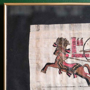 Vintage Egyptian Papyrus Panels Ancient Art Egyptian History ...