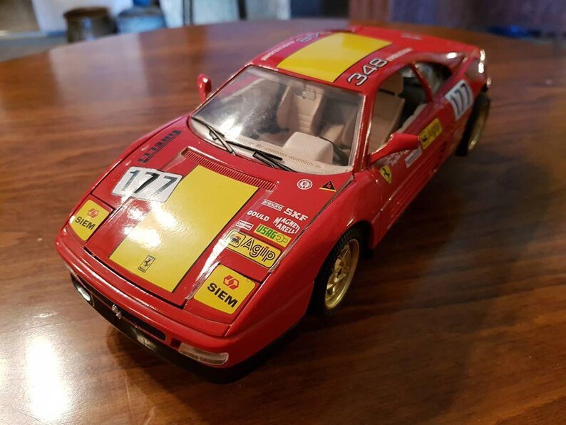 Vintage Italian Made Metal Ferrari Model 24 Cm 9.45 Inç - Etsy