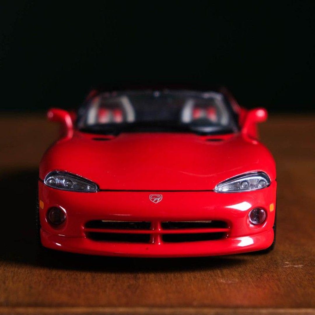 Burago Dodge Viper Model Car Red, 1:18 Scale - Etsy