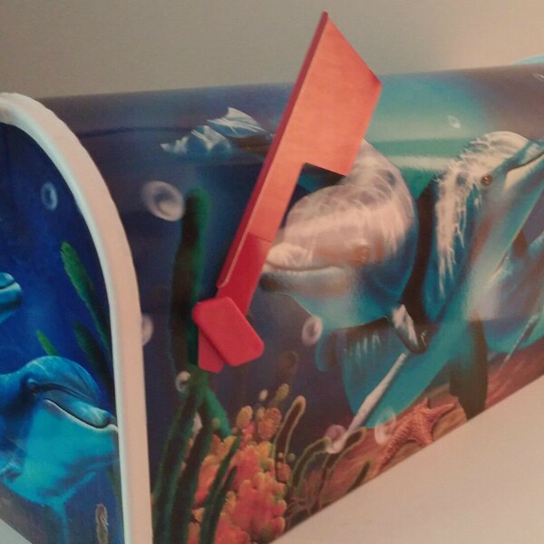Dolphin Mailbox - Etsy