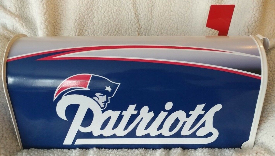 New England Patriots Mailbox - Etsy