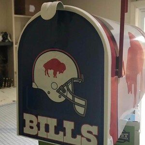 JUMBO Buffalo Bills Throwback Mailbox - Etsy