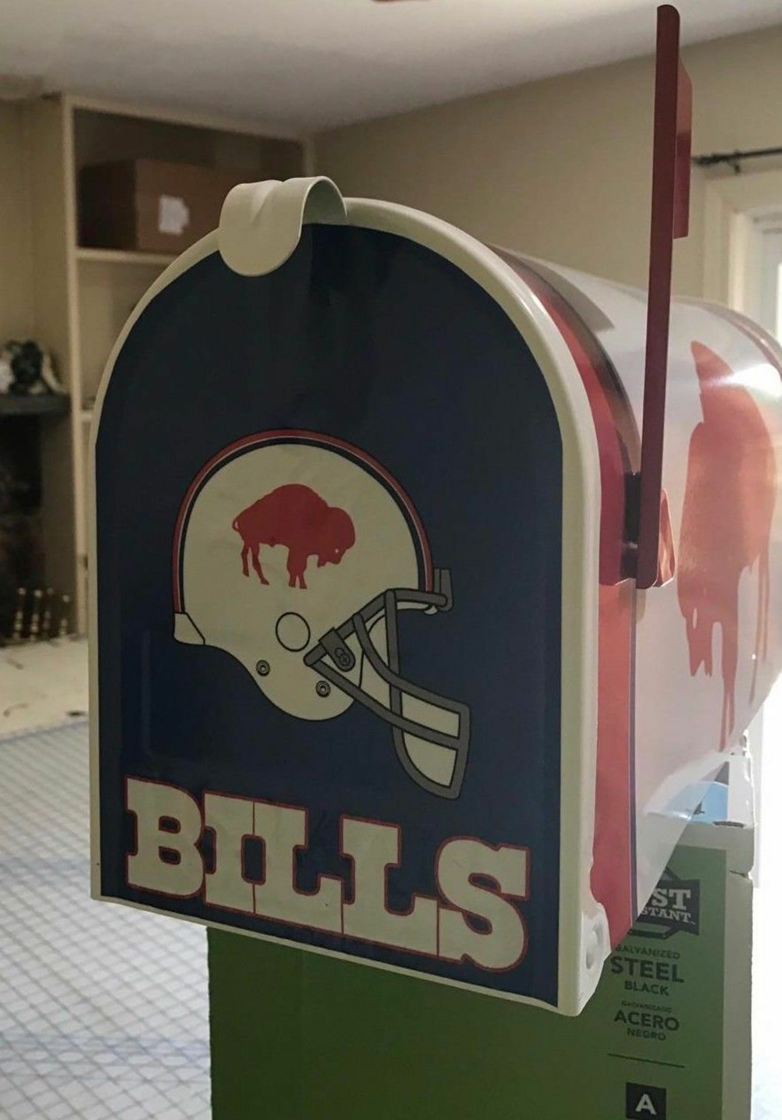 Buffalo Bills Throwback Mailbox - Etsy