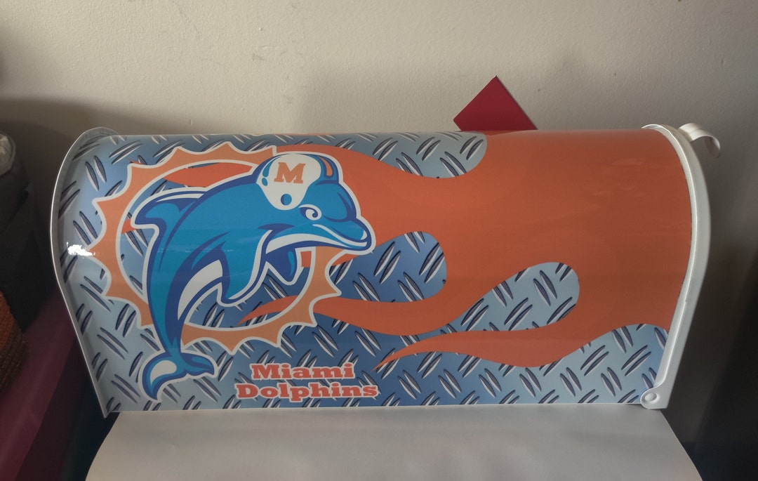 Miami Dolphins Throwback Mailbox - Etsy