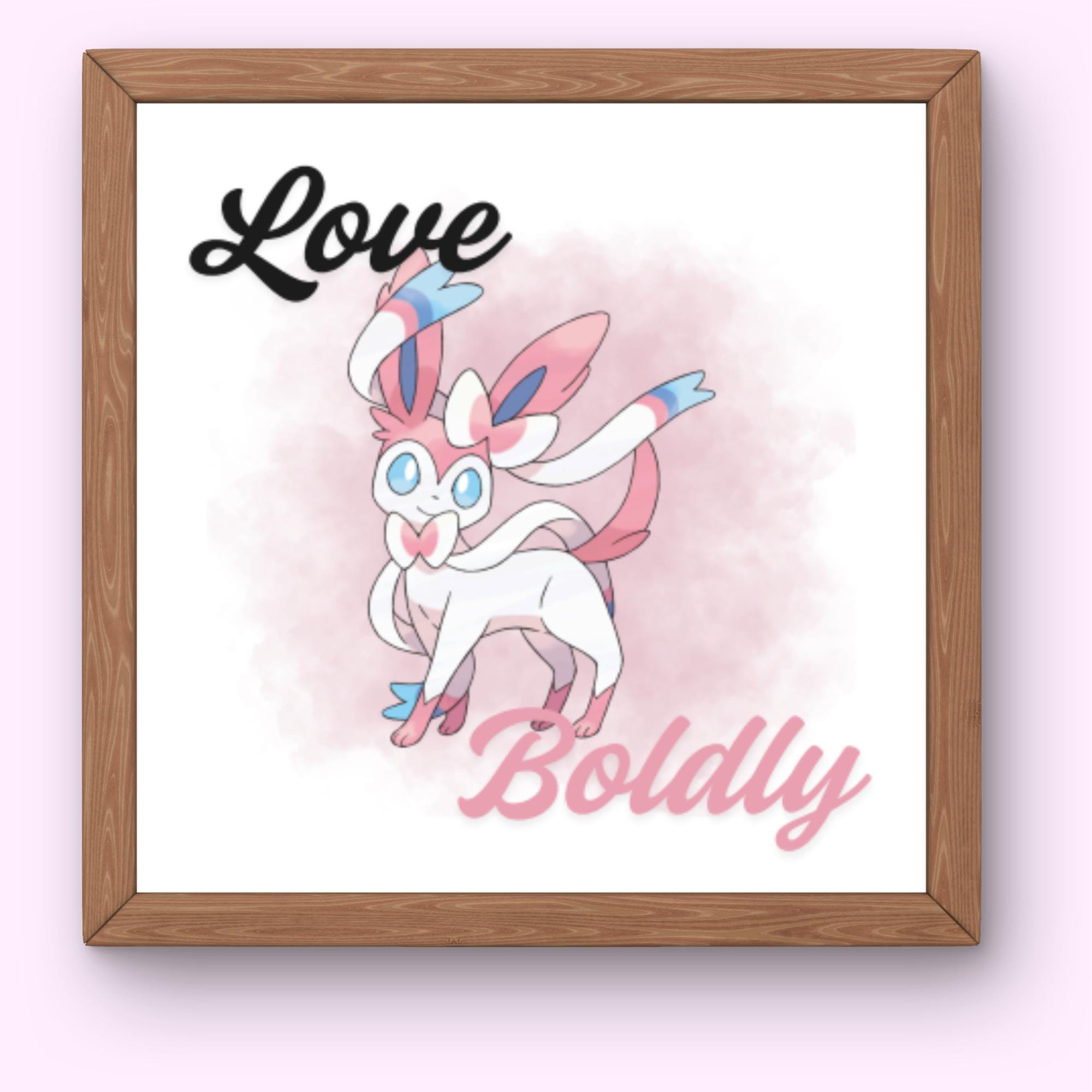 Eevee Eeveelutions Poster Set of 9 Motivational Quotes, Pokemon Wall ...