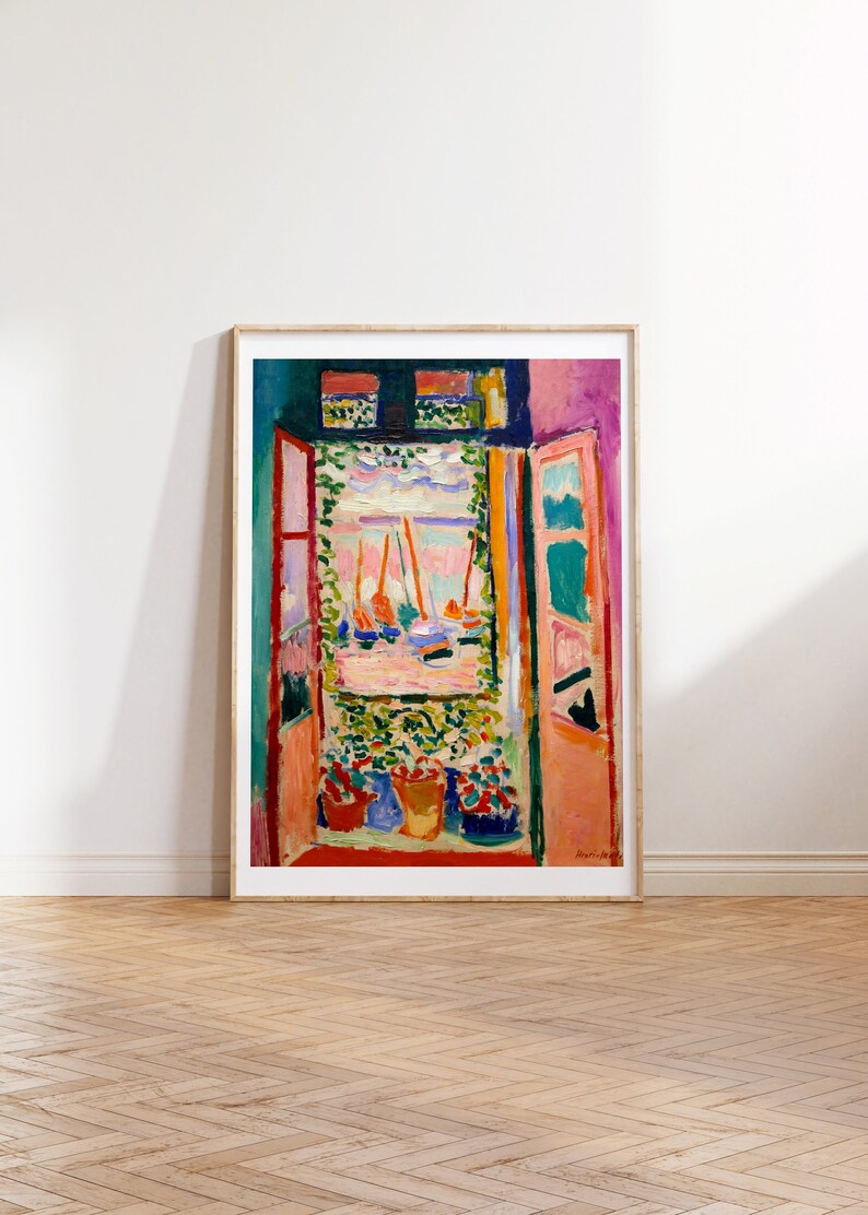 Open Window Matisse Poster Collioure Exhibition Matisse - Etsy