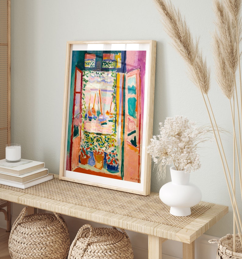 Open Window Matisse Poster Collioure Exhibition Matisse - Etsy