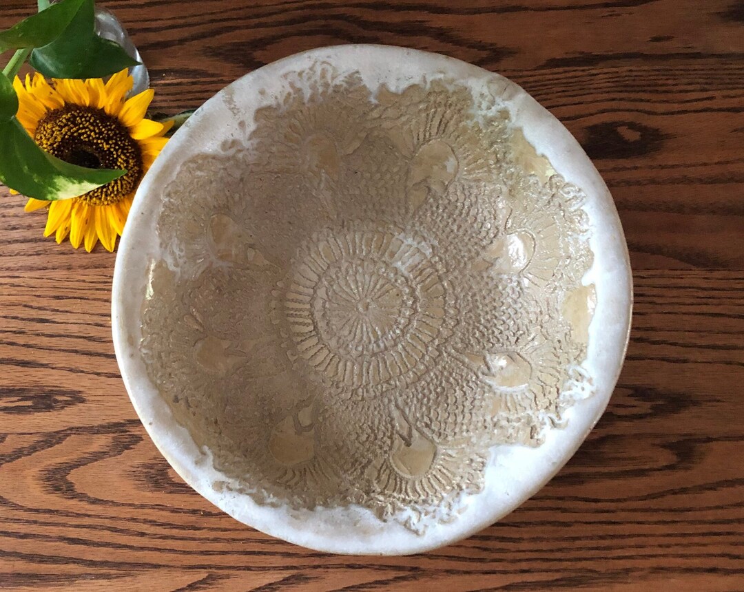 Large White Ceramic Bowl - Etsy