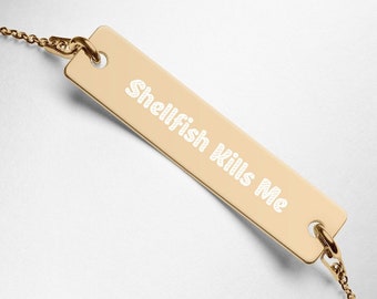Shellfish Allergy Bracelet - Etsy