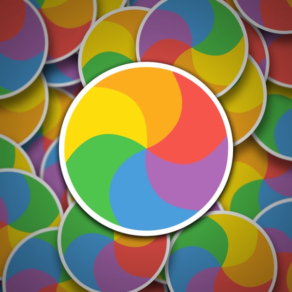Spinning Wheel Stickers - Etsy