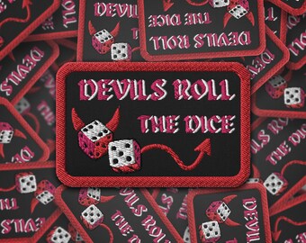 Taylor Swift Devils Roll the Dice Embroidered Patch Iron on or Sew on Clothing Patch Eras Tour ...