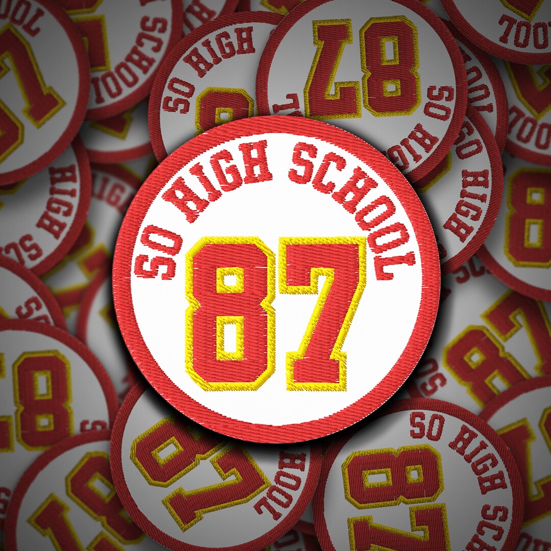 So High School, 87 TTPD Tortured Poets Swift Eras Tour Patches ...