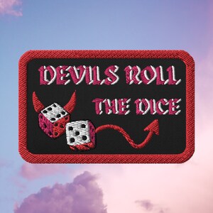 Devils Roll the Dice, Cruel Summer, Lover Era, Album Song Lyrics Embroidered Patches - Etsy
