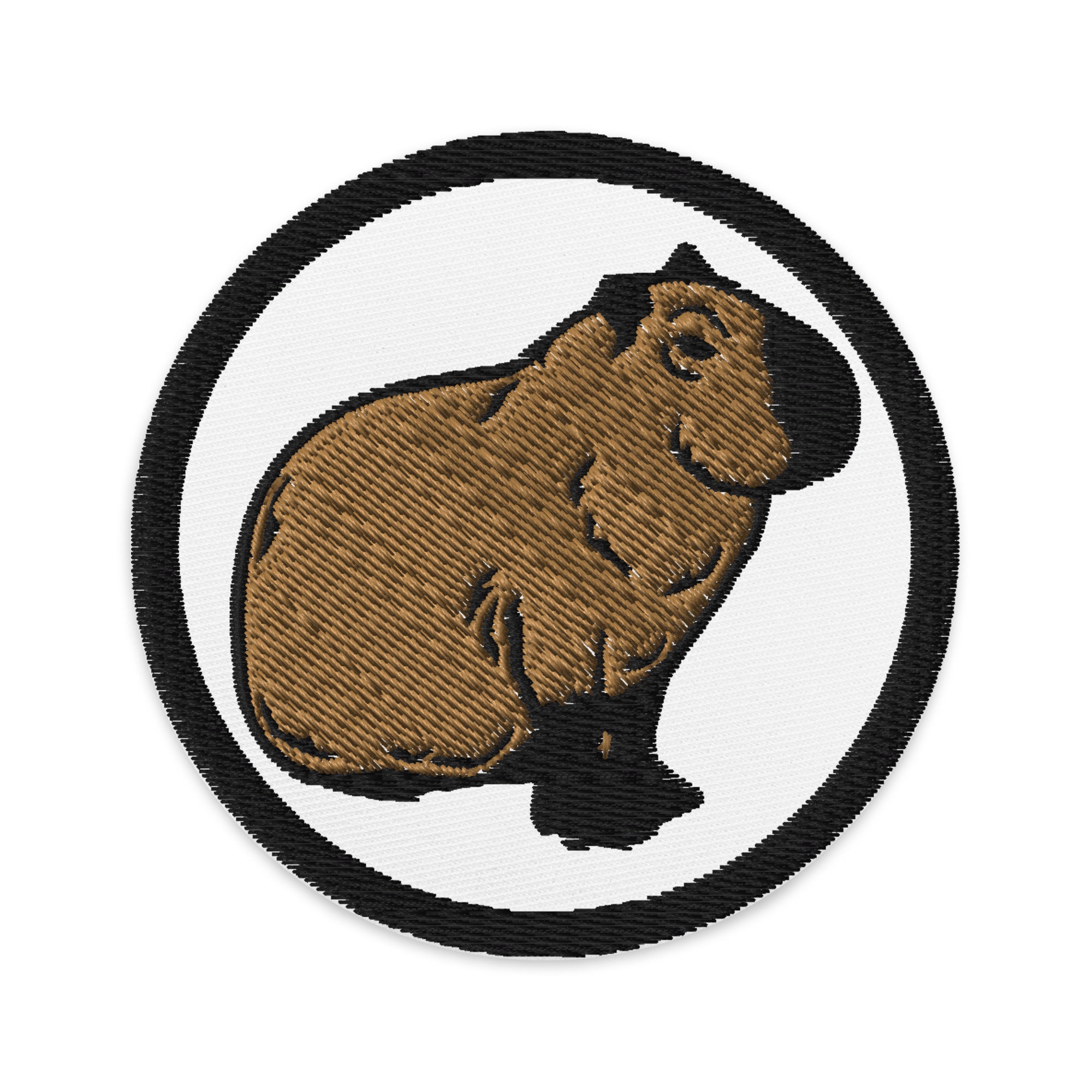 Capybara Embroidered Patches - Etsy