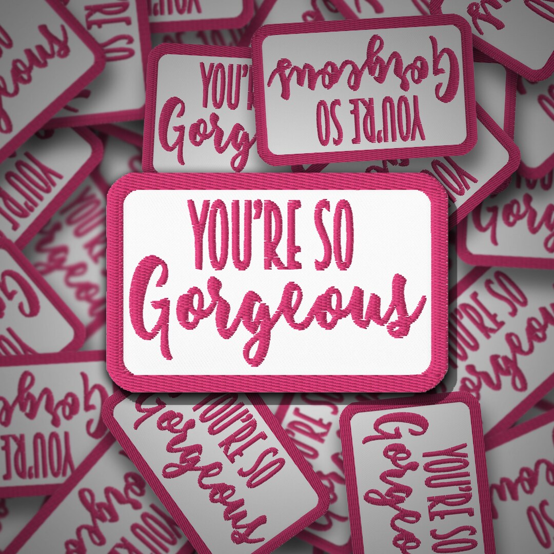 You're so Gorgeous Swift Reputation Eras Tour Embroidered Patches - Etsy