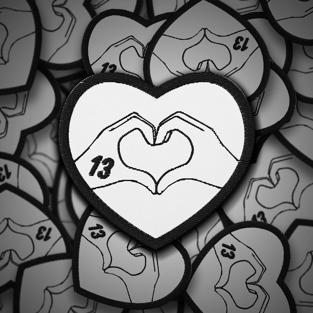 TTPD Heart Hands Tortured Poet Swift Eras Embroidered Patches - Etsy