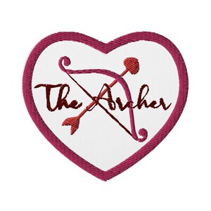 The Archer Embroidered Patches - Etsy