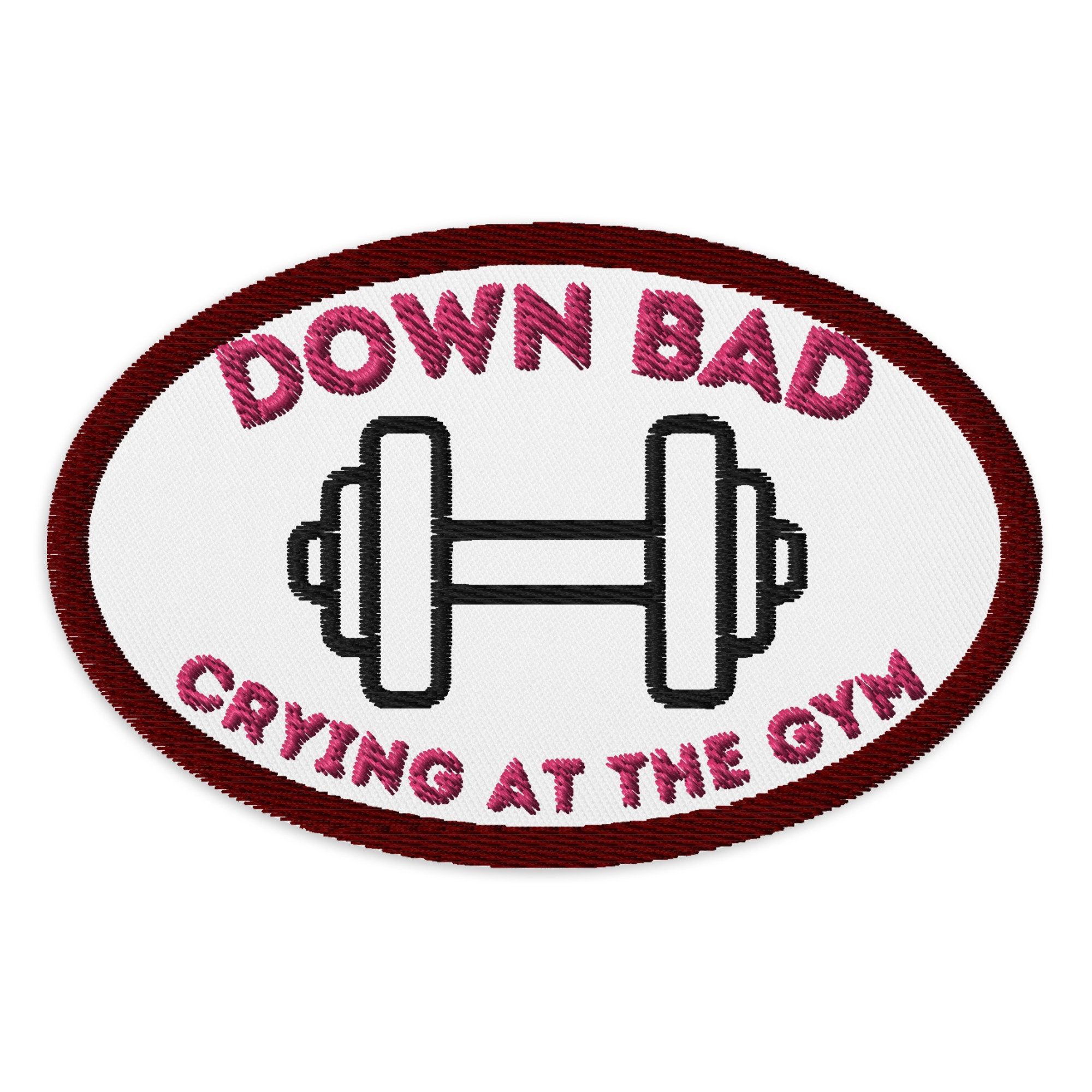 Down Bad Crying at the Gym, TTPD Lyrics Swift Embroidered Patches - Etsy