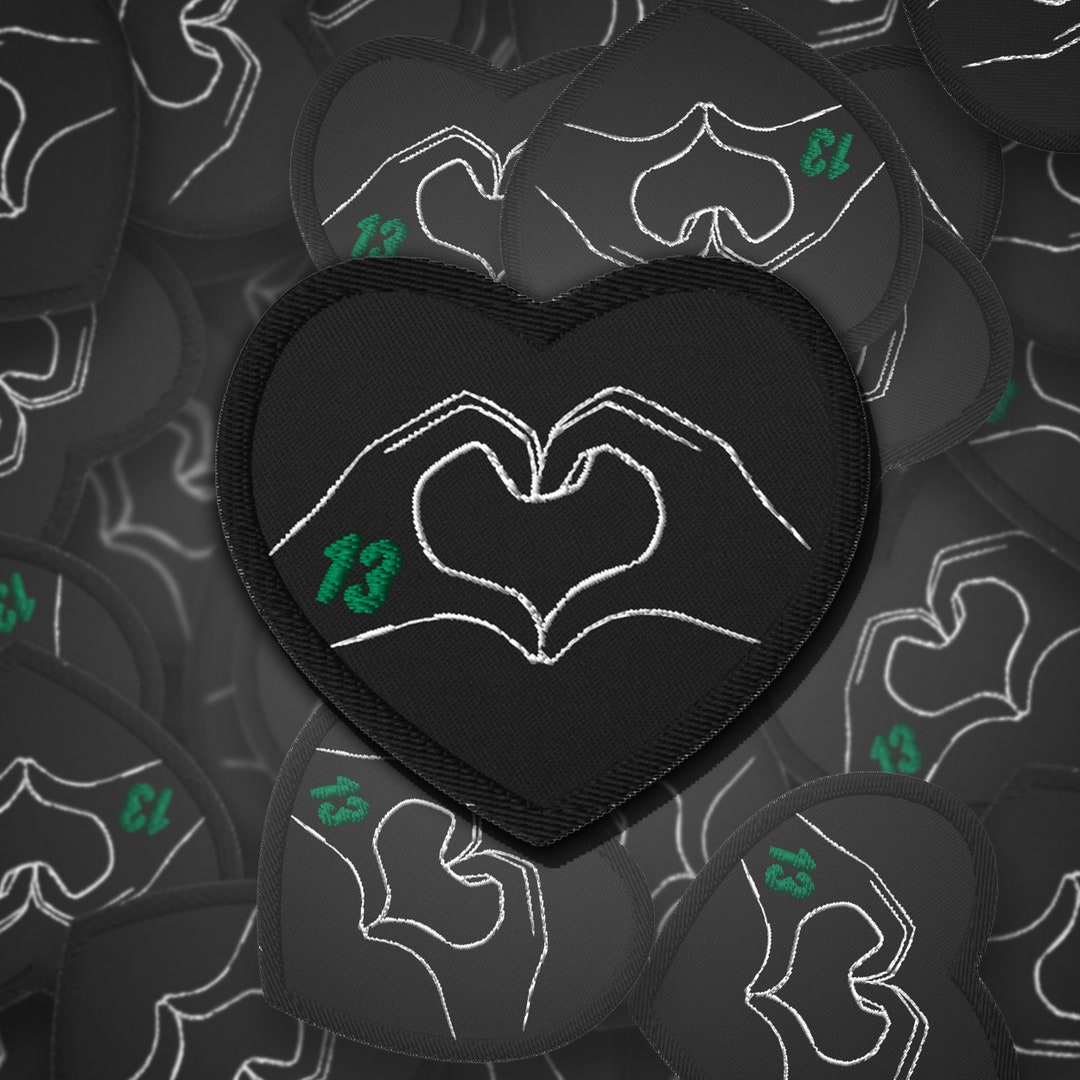 Reputation 13 Heart Hands Embroidered Patches Eras Tour Patch - Etsy