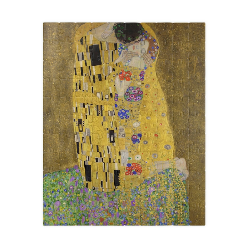 Gustav Klimt's the Kiss Painting Puzzle ca. 1907 to - Etsy