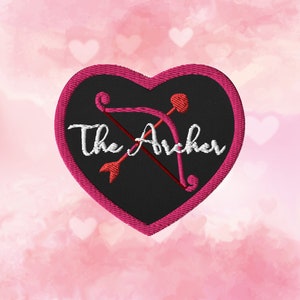 The Archer Embroidered Patches - Etsy