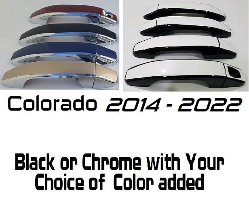 Full Set of Custom Black OR Chrome Door Handle Overlays / - Etsy