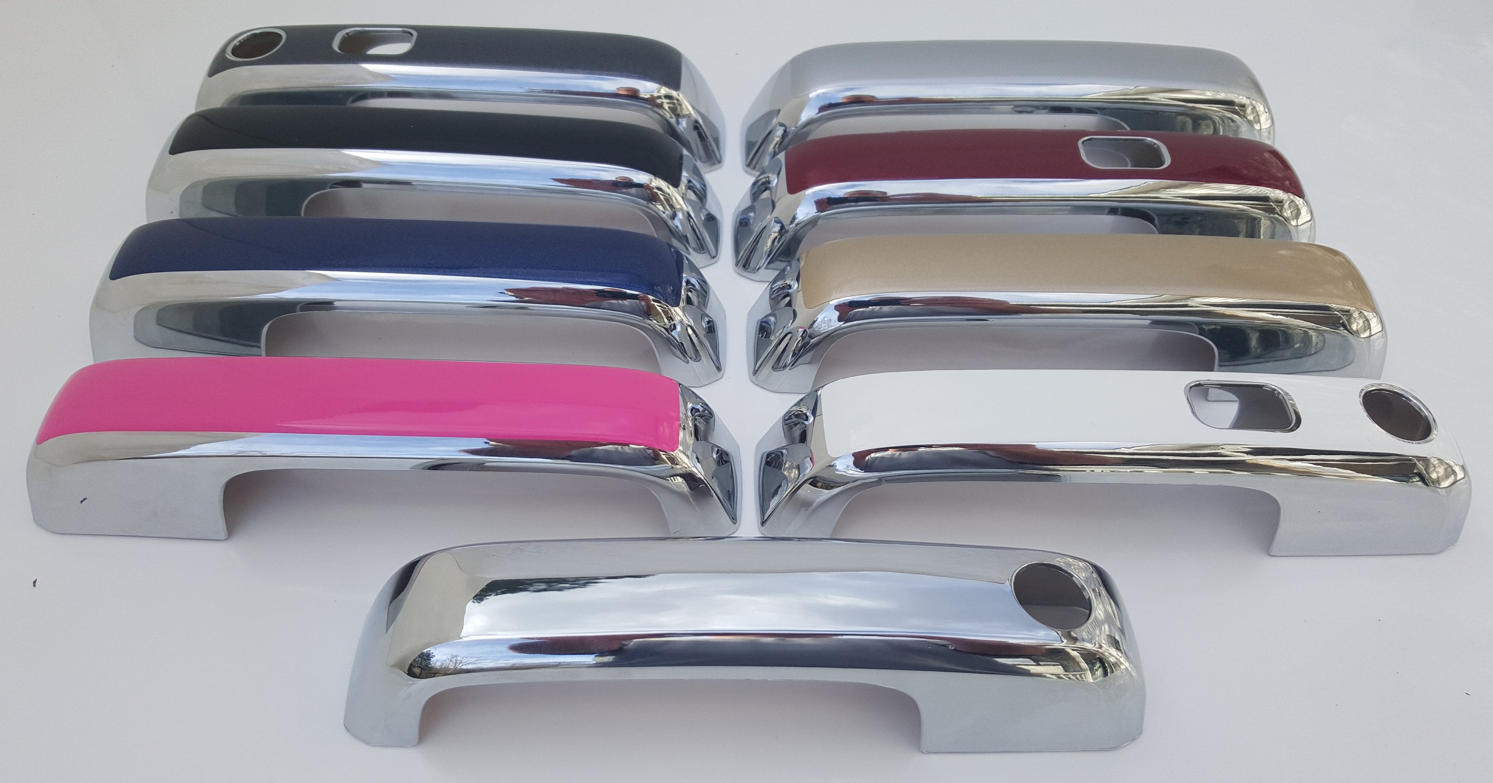 Full Set of Custom Black OR Chrome Door Handle Overlays / - Etsy