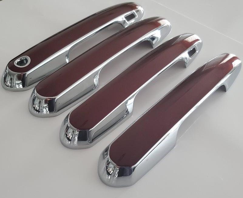 Full Set of Custom Black OR Chrome Door Handle Overlays / | Etsy