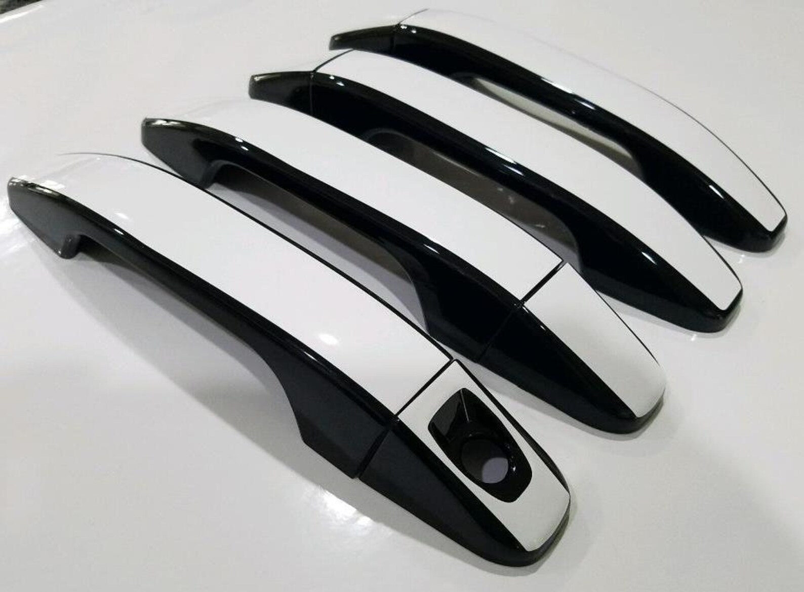 Full Set of Custom Black OR Chrome Door Handle Overlays / - Etsy