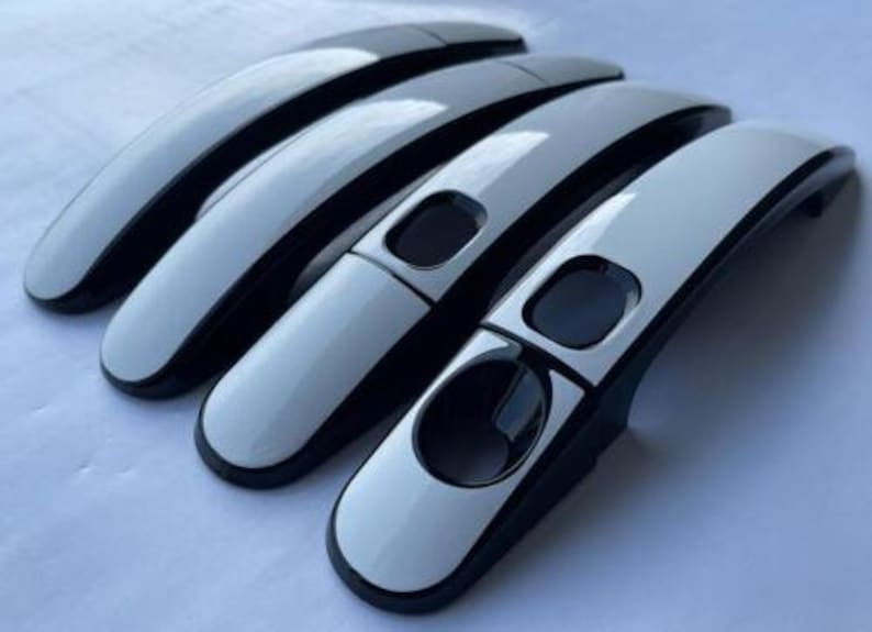 Full Set of Custom Black OR Chrome Door Handle Overlays / - Etsy