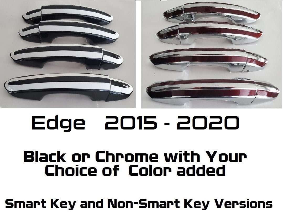 Full Set of Custom Black OR Chrome Door Handle Overlays / | Etsy