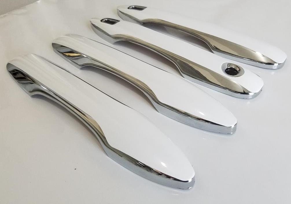 Full Set of Custom Black OR Chrome Door Handle Overlays / Covers for ...