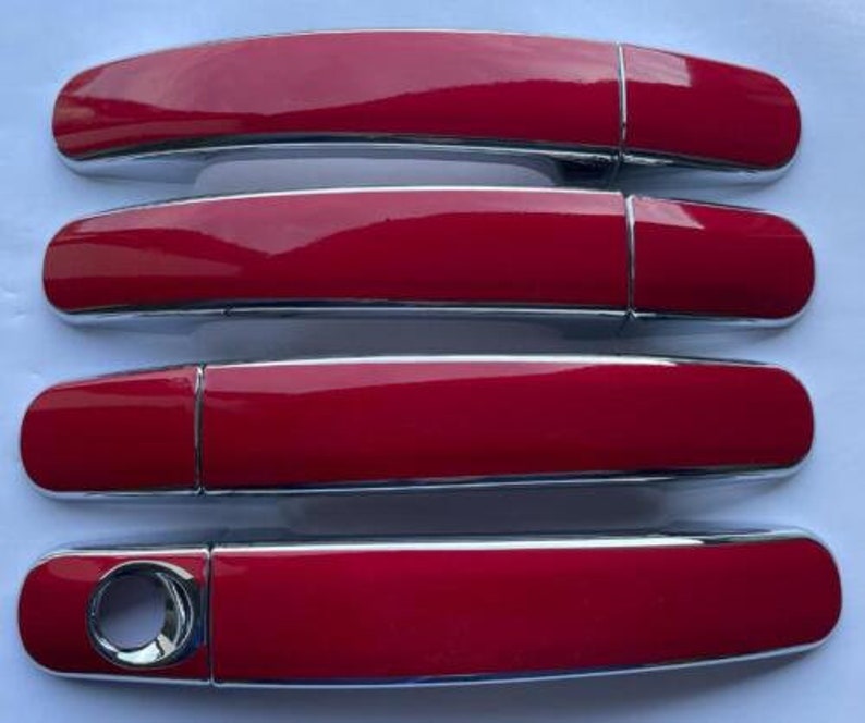 Full Set of Custom Black OR Chrome Door Handle Overlays / - Etsy