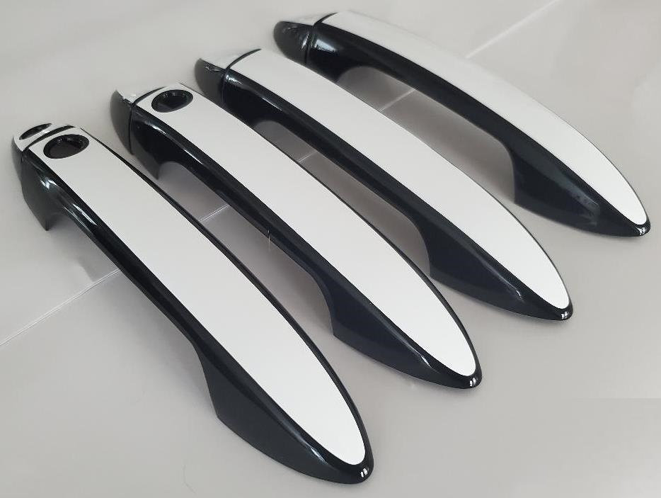 Full Set of Custom Black OR Chrome Door Handle Overlays / | Etsy