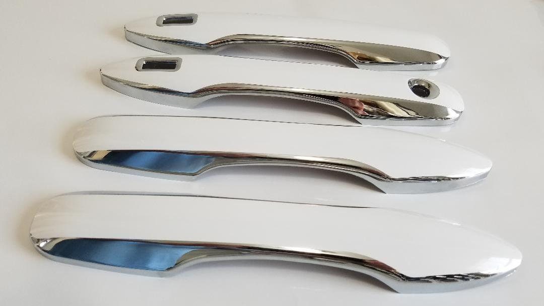 Full Set of Custom Black OR Chrome Door Handle Overlays / | Etsy