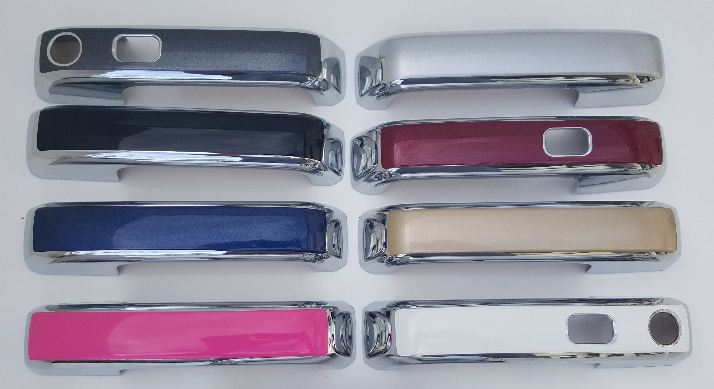 Full Set of Custom Black OR Chrome Door Handle Overlays / - Etsy