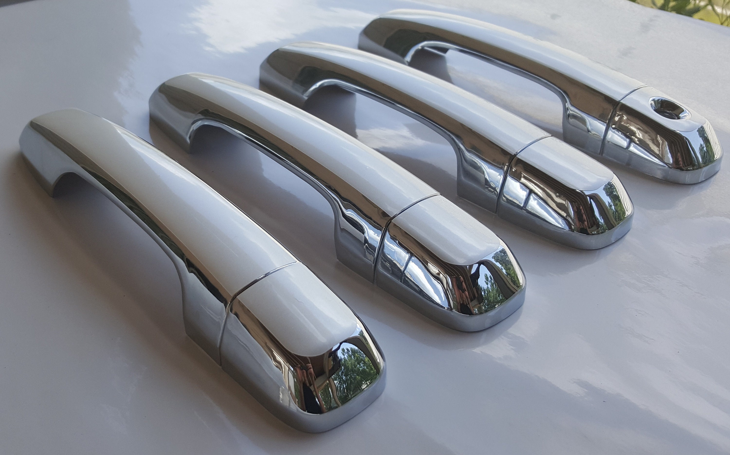 Full Set of Custom Black OR Chrome Door Handle Overlays / - Etsy