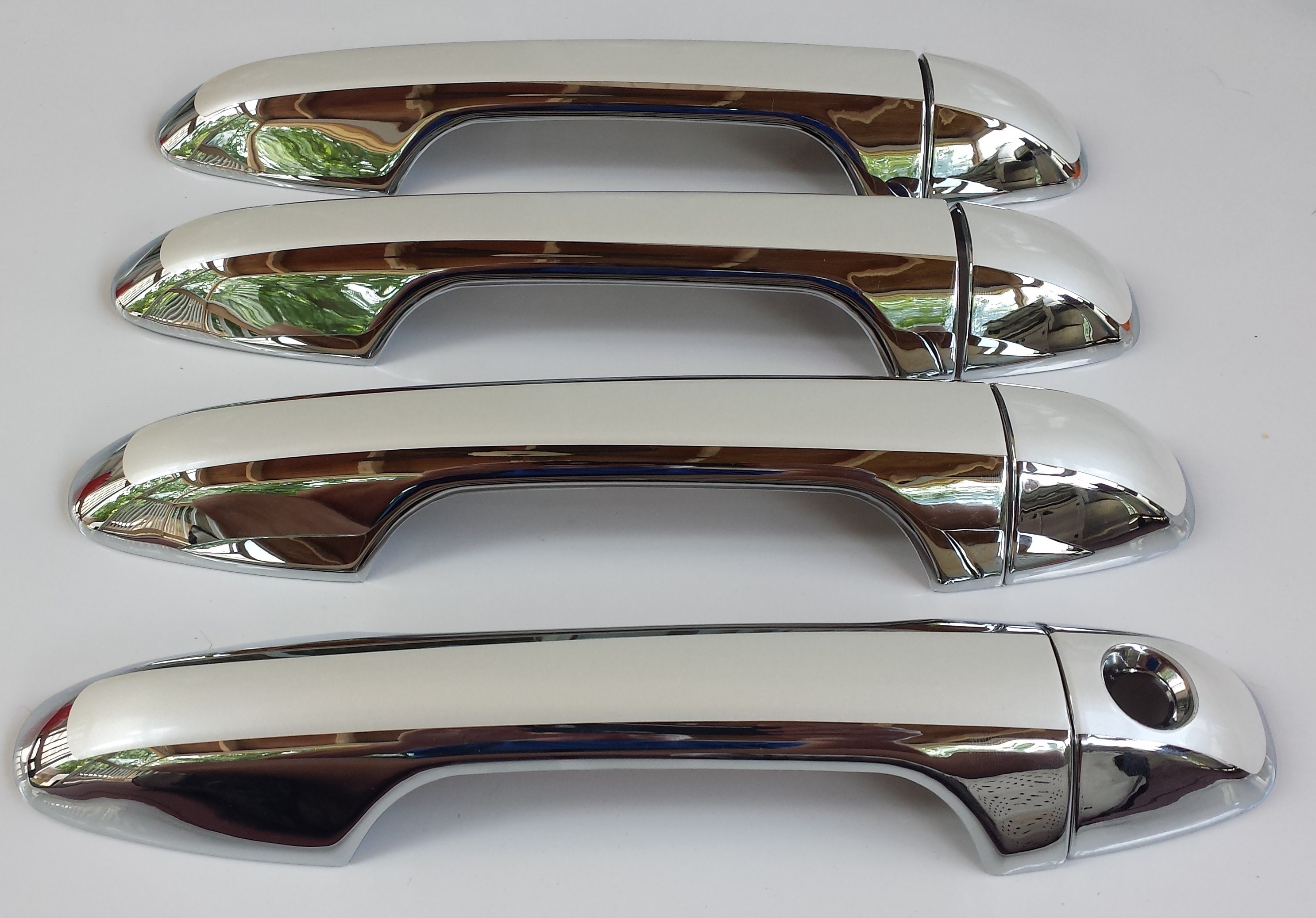 Full Set of Custom Black OR Chrome Door Handle Overlays / - Etsy