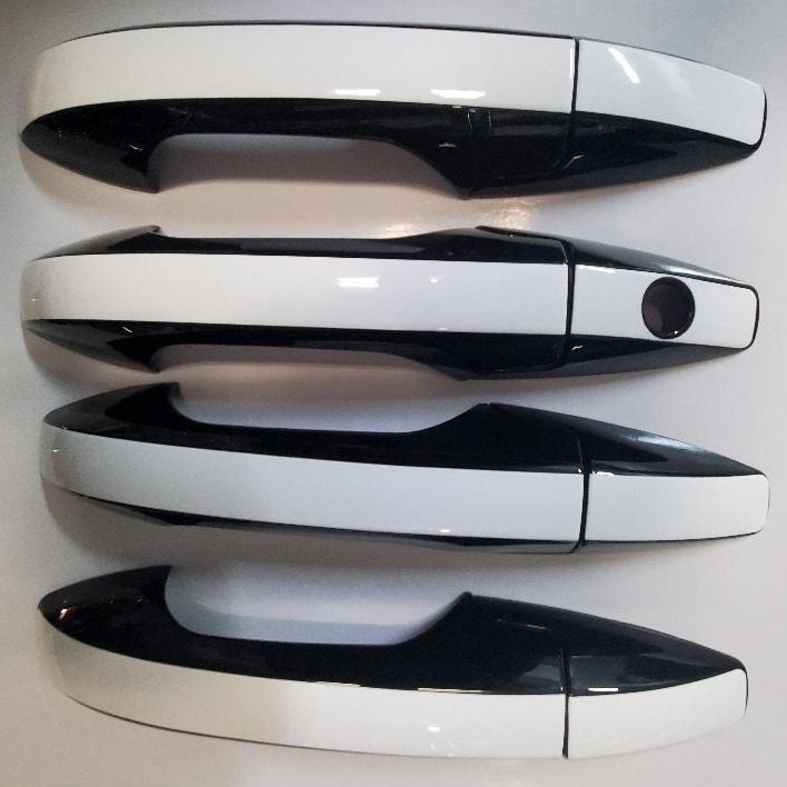 Full Set of Custom Chrome or Black Door Handle Overlays / - Etsy