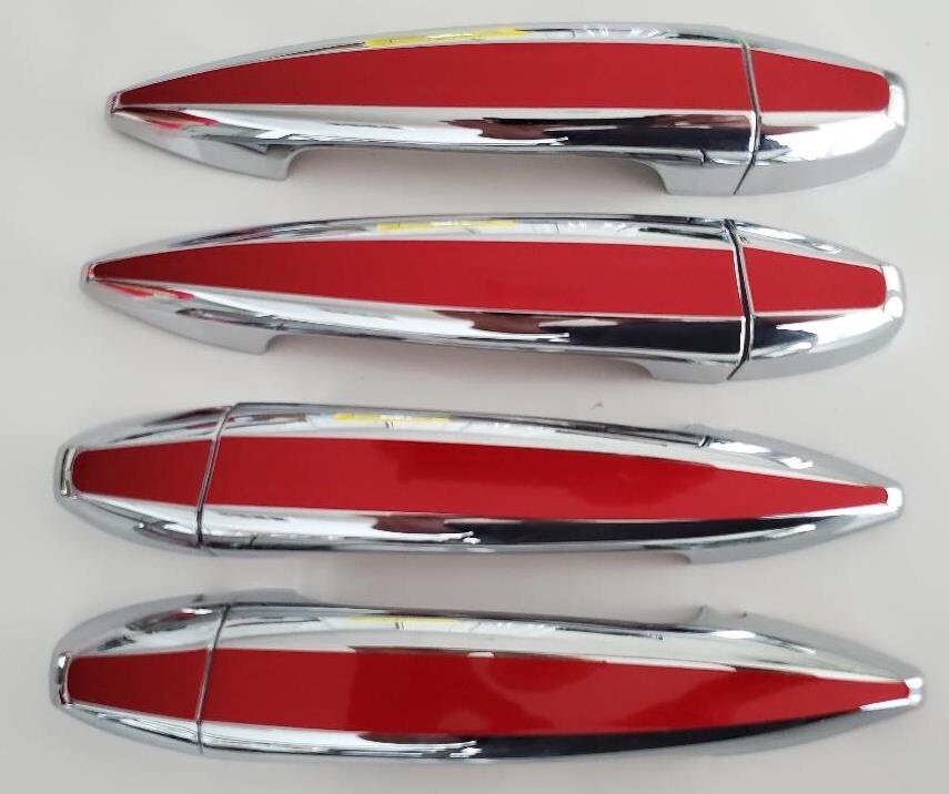 Full Set of Custom Black OR Chrome Door Handle Overlays / - Etsy