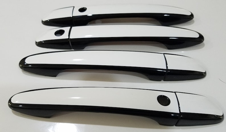 Full Set of Custom Black OR Chrome Door Handle Overlays / | Etsy