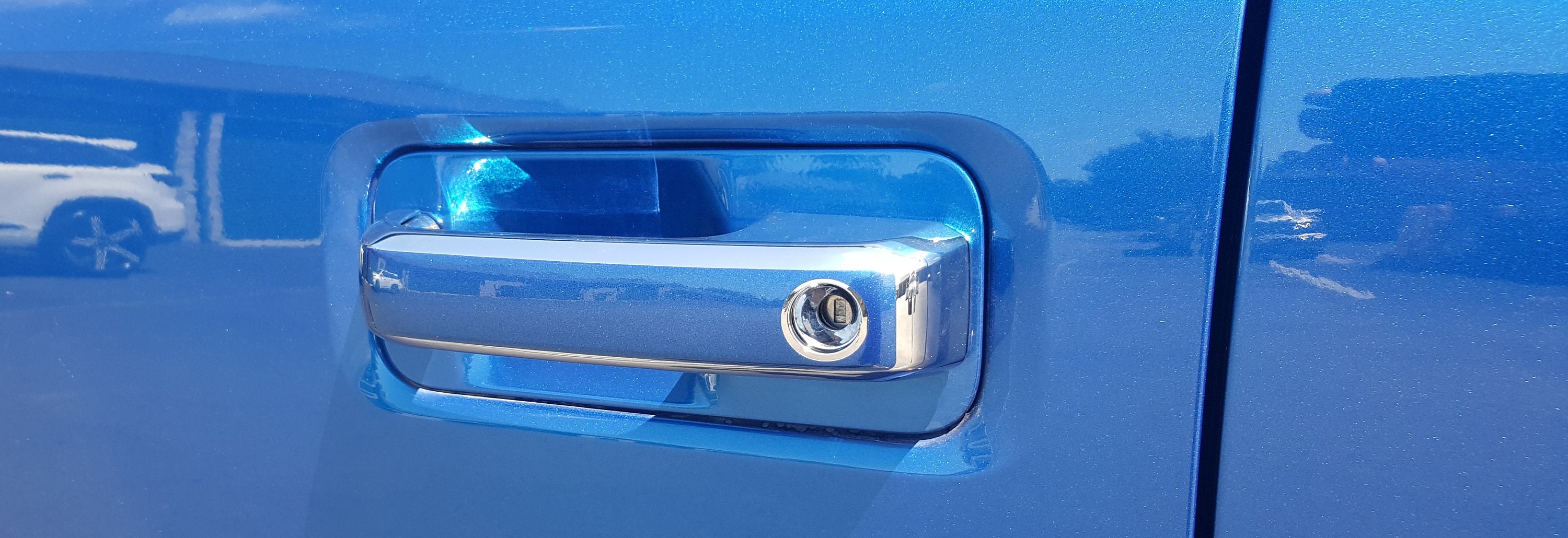 Full Set of Custom Black OR Chrome Door Handle Overlays / Covers for ...