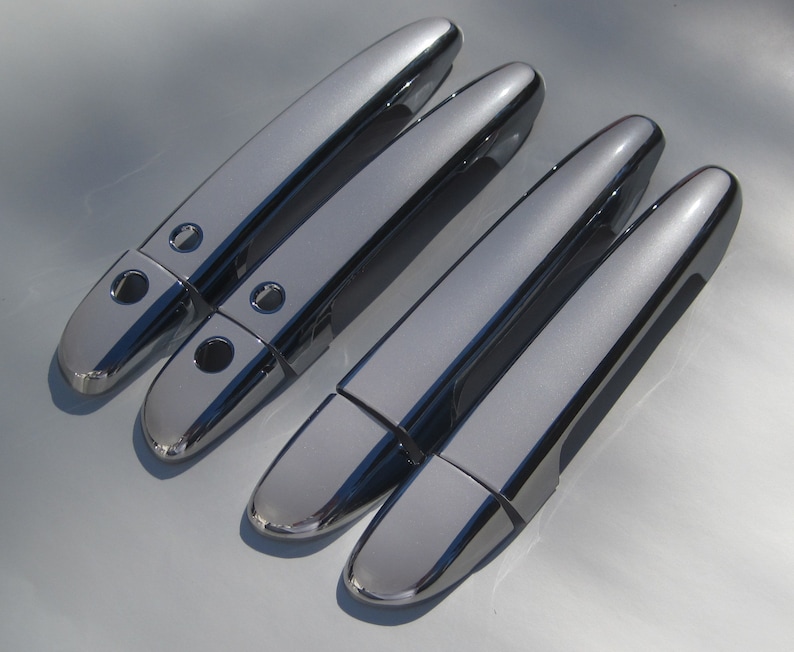 Full Set of Custom Black OR Chrome Door Handle Overlays / | Etsy