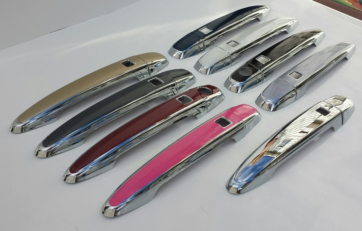 Full Set of Custom Black OR Chrome Door Handle Overlays / - Etsy