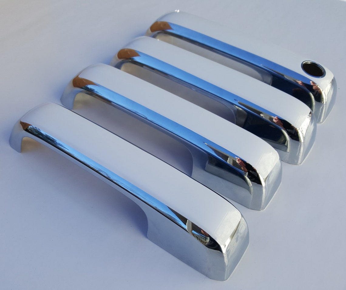 Full Set of Custom Black OR Chrome Door Handle Overlays / - Etsy