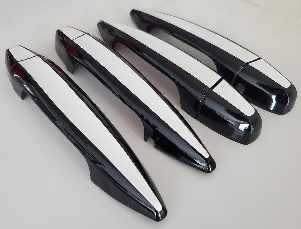 Full Set of Custom Black OR Chrome Door Handle Overlays / - Etsy