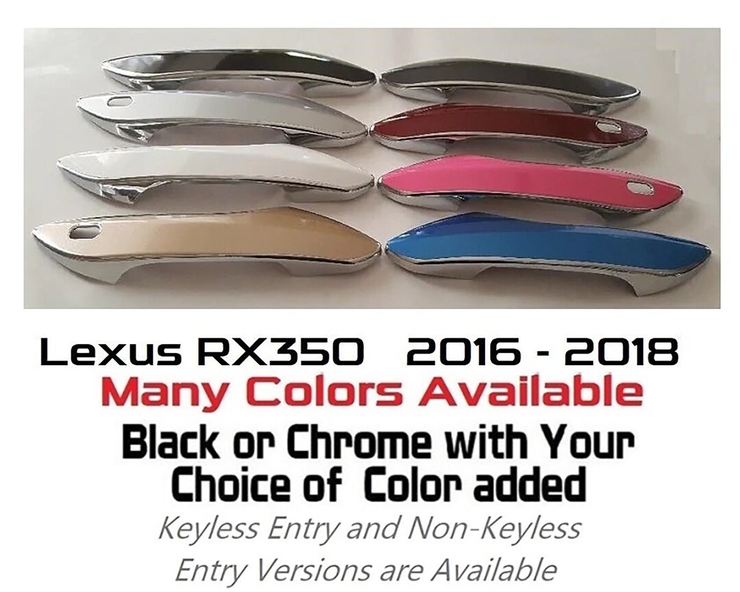 Full Set of Custom Chrome Door Handle Overlays / Covers for 2016 - 2018 ...